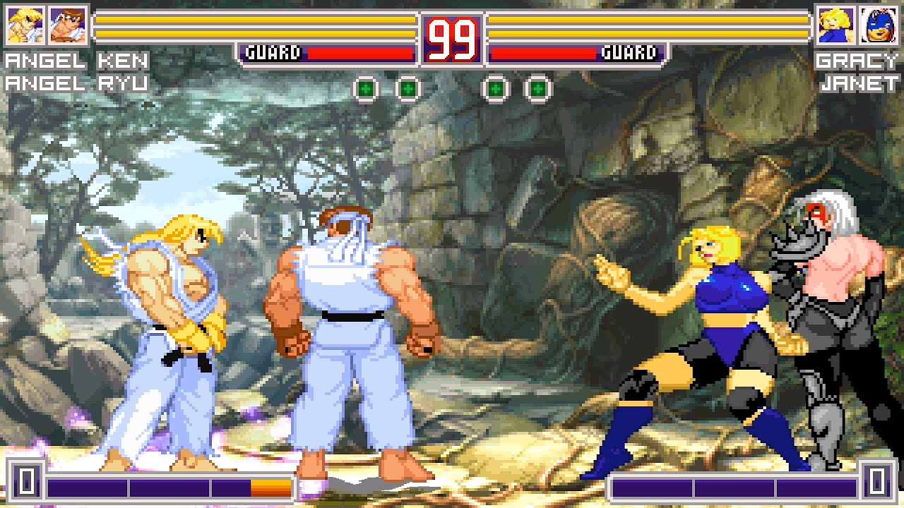 MUGEN - Angel Ryu & Angel Ken vs. Janet & Gracy - Download - YouTube