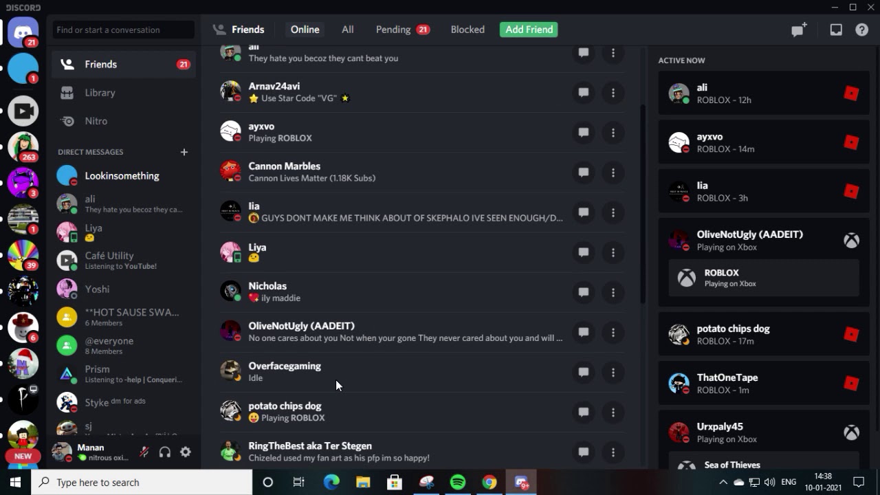 Weird glitch on discord - YouTube