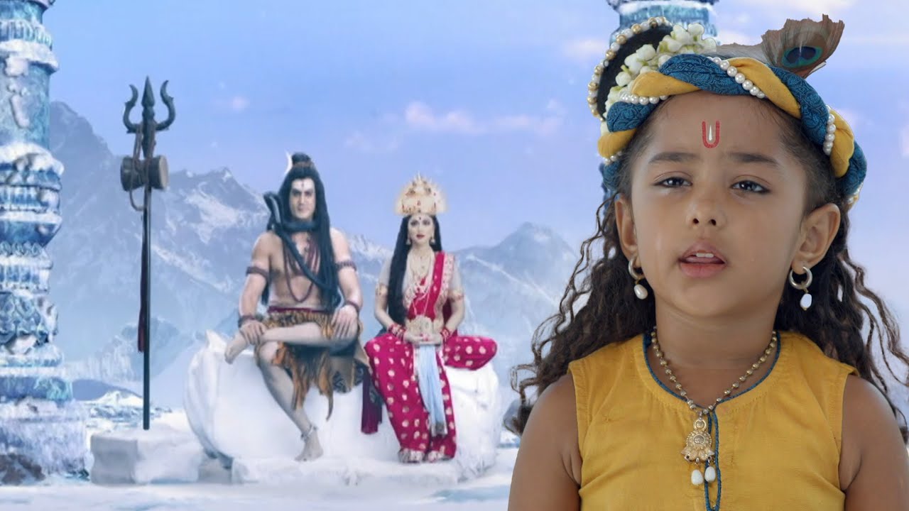 क्या हुआ जब बाल कान्हा महादेव से मिले || यशोमती मईया के नंदलाला ...