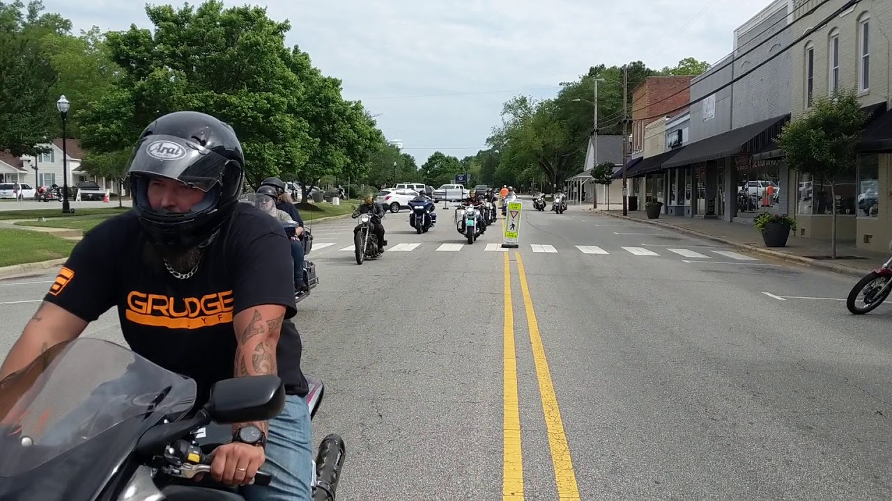 Angier Bike Fest Charity Ride 2019 - YouTube