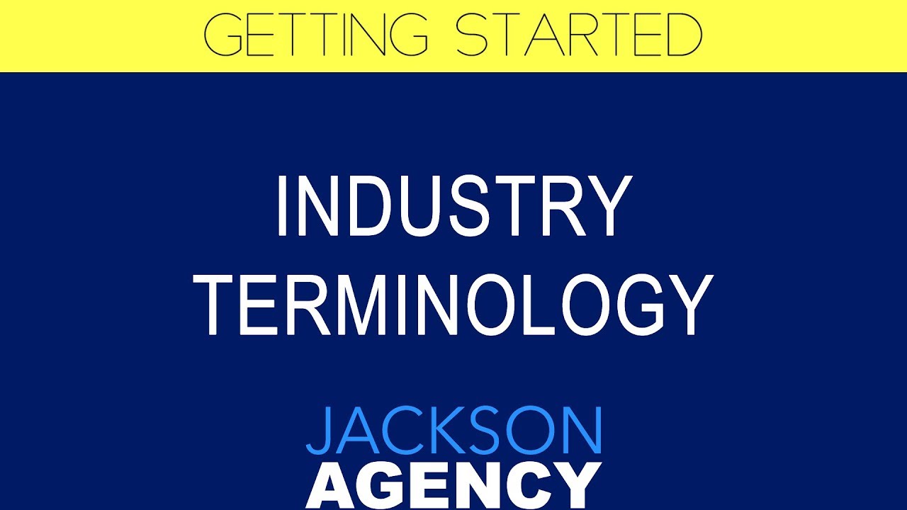 Getting Started: Industry Terminology 101 - YouTube