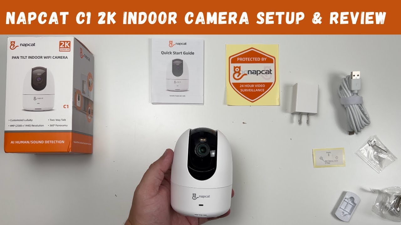 Napcat C1 2K Indoor Camera Setup & Review - YouTube