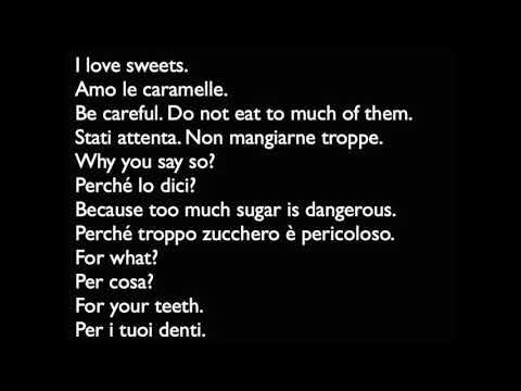 Learn Italian Conversation 1d - YouTube