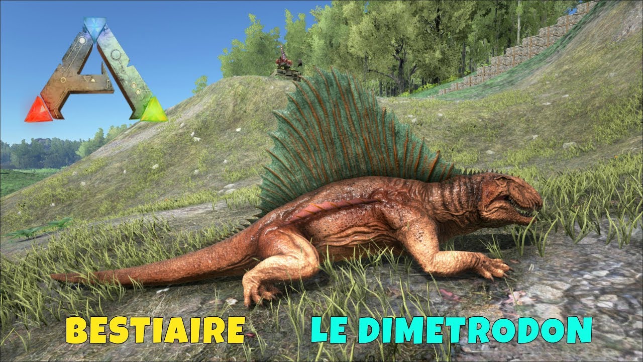 Ark Survival Evolved - FR - Bestiaire - Le Dimetrodon - YouTube
