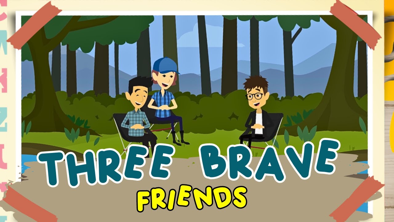 Three Brave Friends - تین بہادر دوست | Kids Urdu Story #kidskingdom # ...