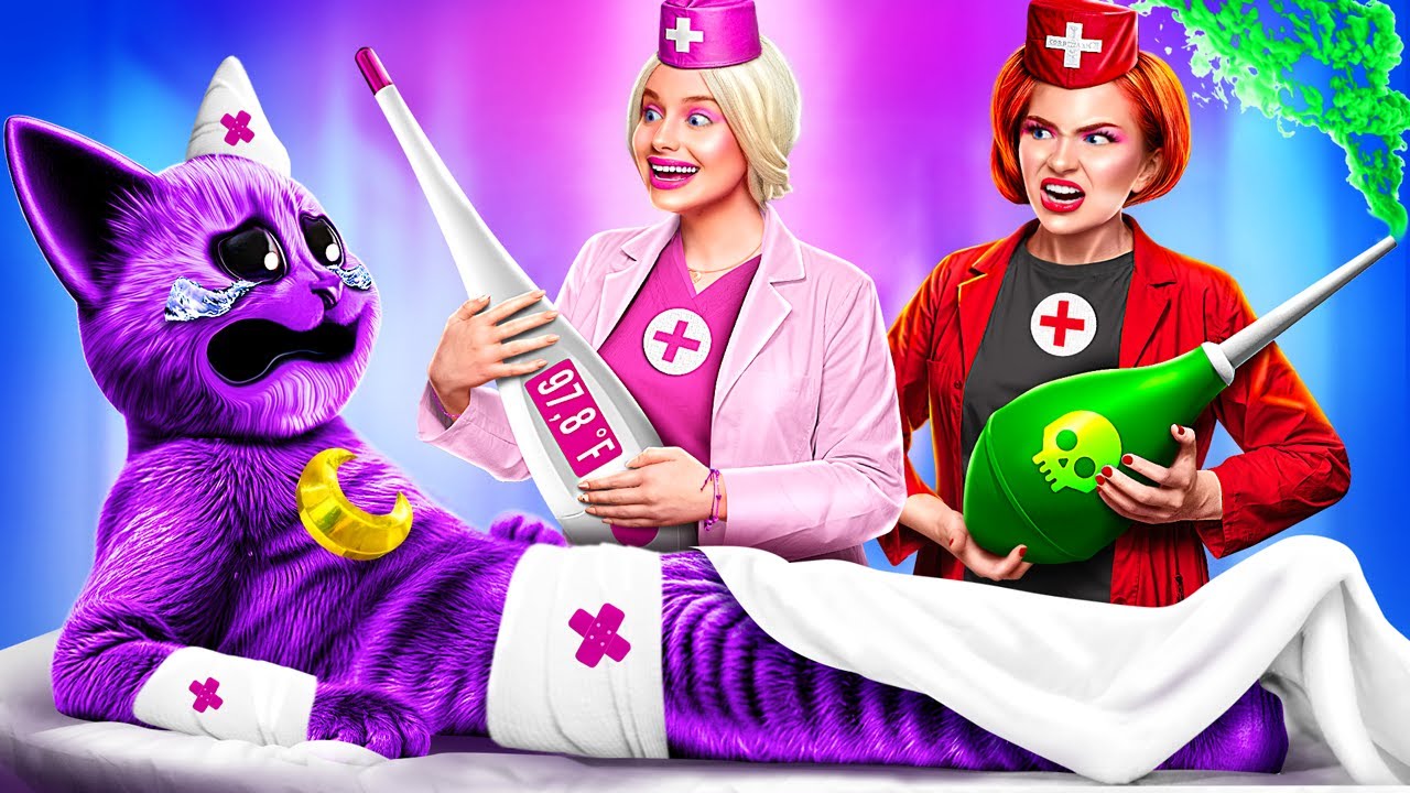 Catnap a Kórházban! JÓ Doktor kontra ROSSZ Doktor! Poppy Playtime ...