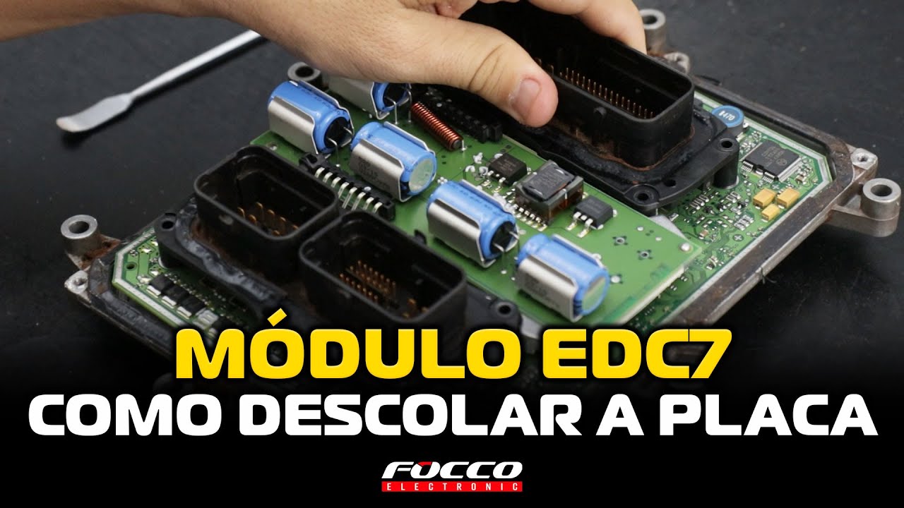 Como descolar a placa do Módulo EDC7 - YouTube