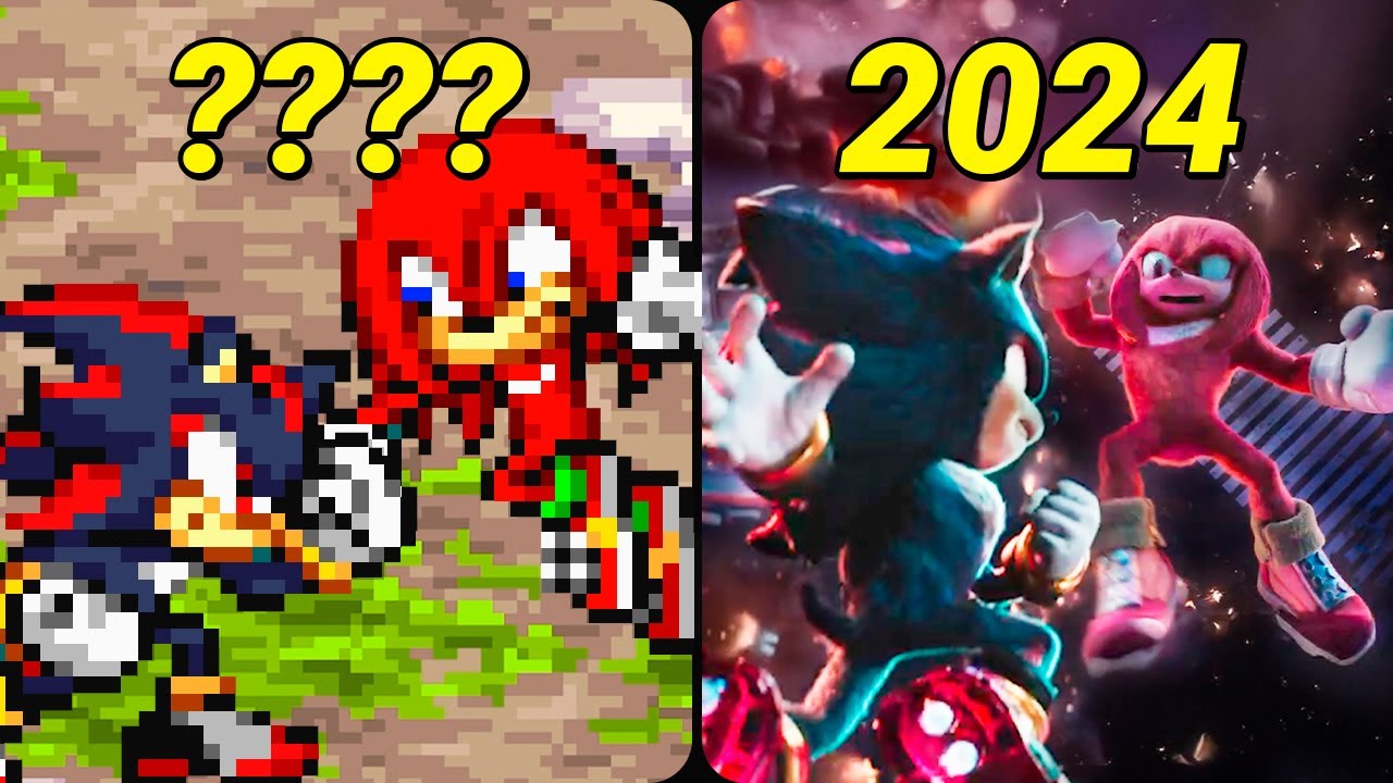 The evolution of KNUCKLES Battles (1994-2024) - YouTube