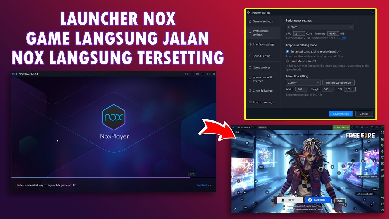 CARA MEMBUAT LAUNCHER NOX RANDOM IMEI | GAME LANGSUNG JALAN & NOX ...