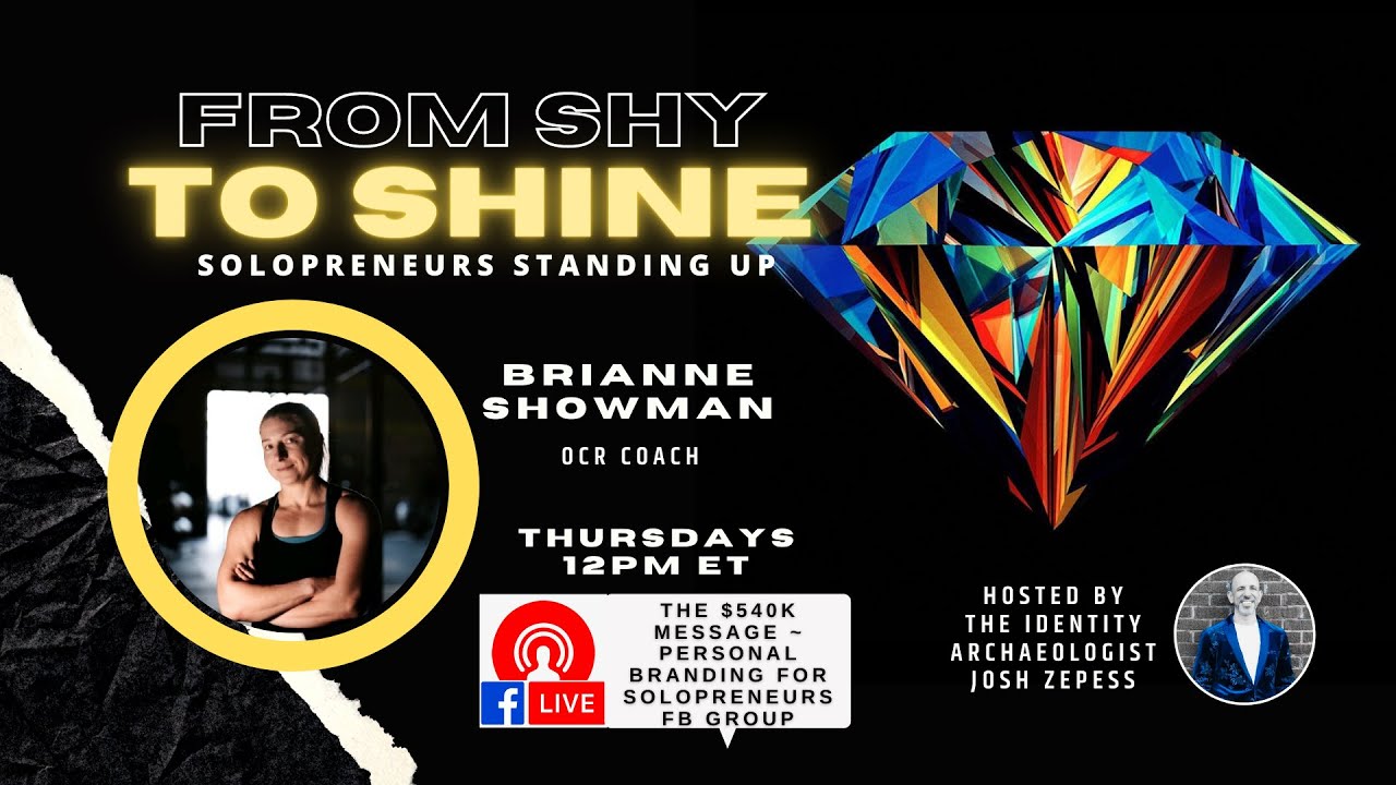Shy To Shine FB Live with Brianne Showman, Performance Ace. - YouTube