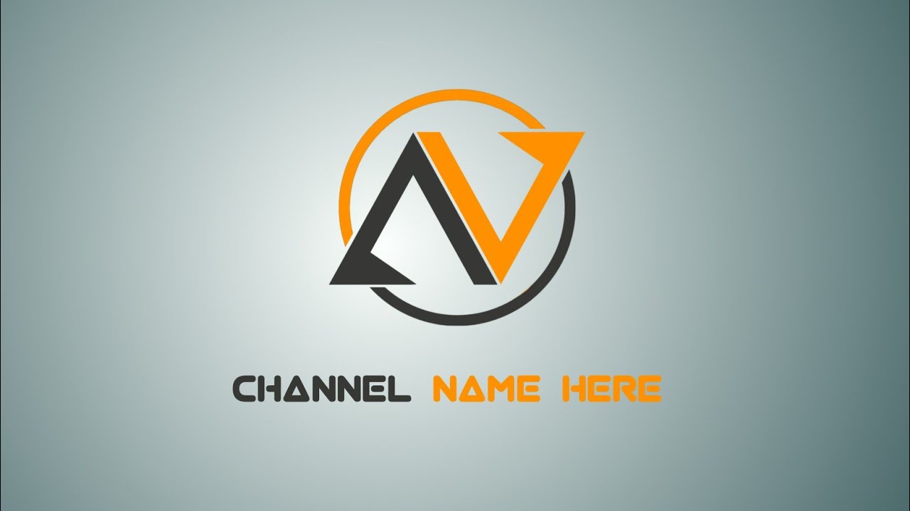 AV logo design [pixellab complete tutorial] sb designs - YouTube
