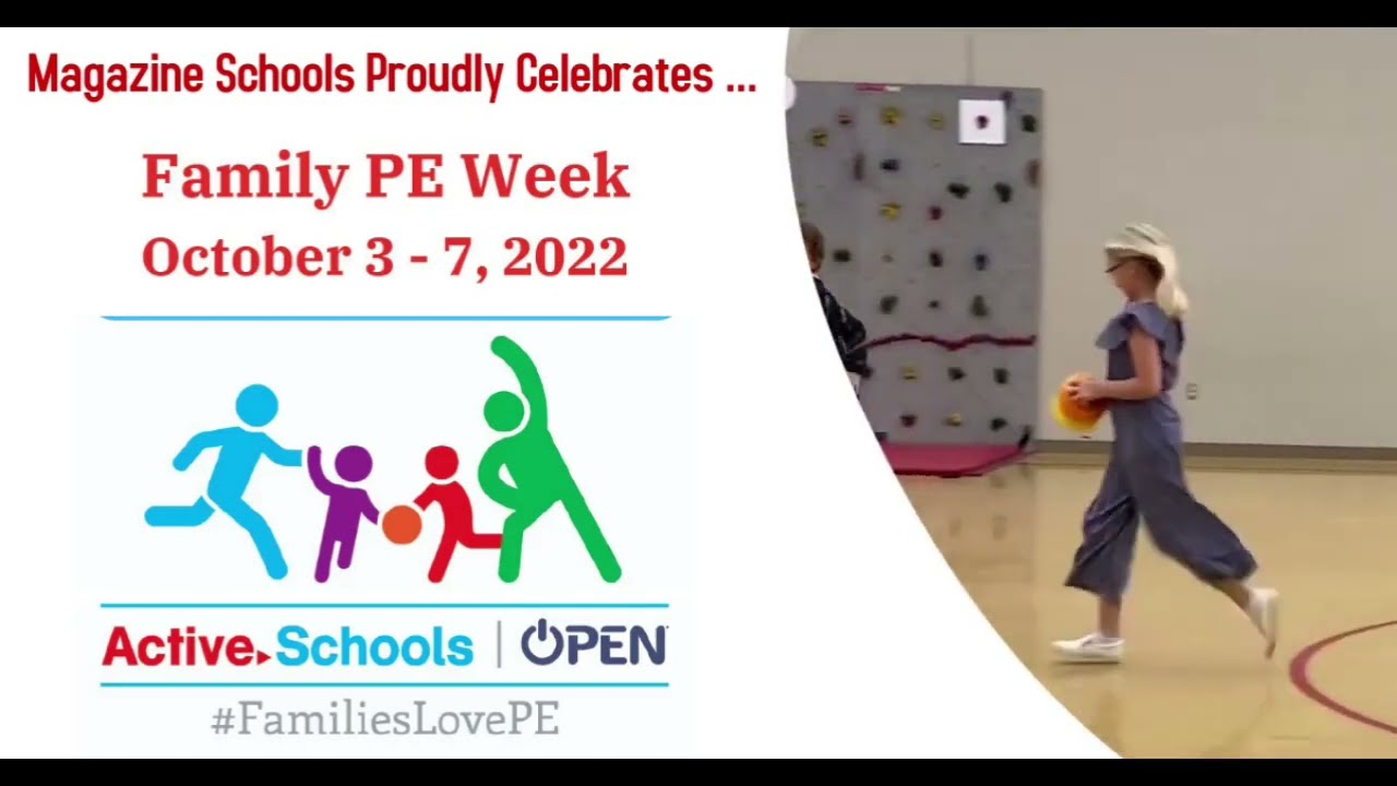 Magazine Schools Celebrates Family Physical Education Week - YouTube