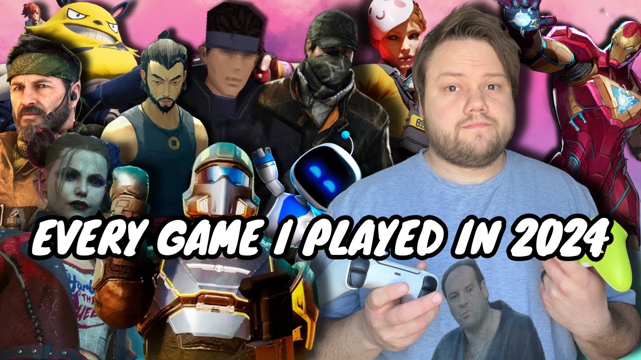 Every Game I Played In 2024 | Blaster Goblin - YouTube