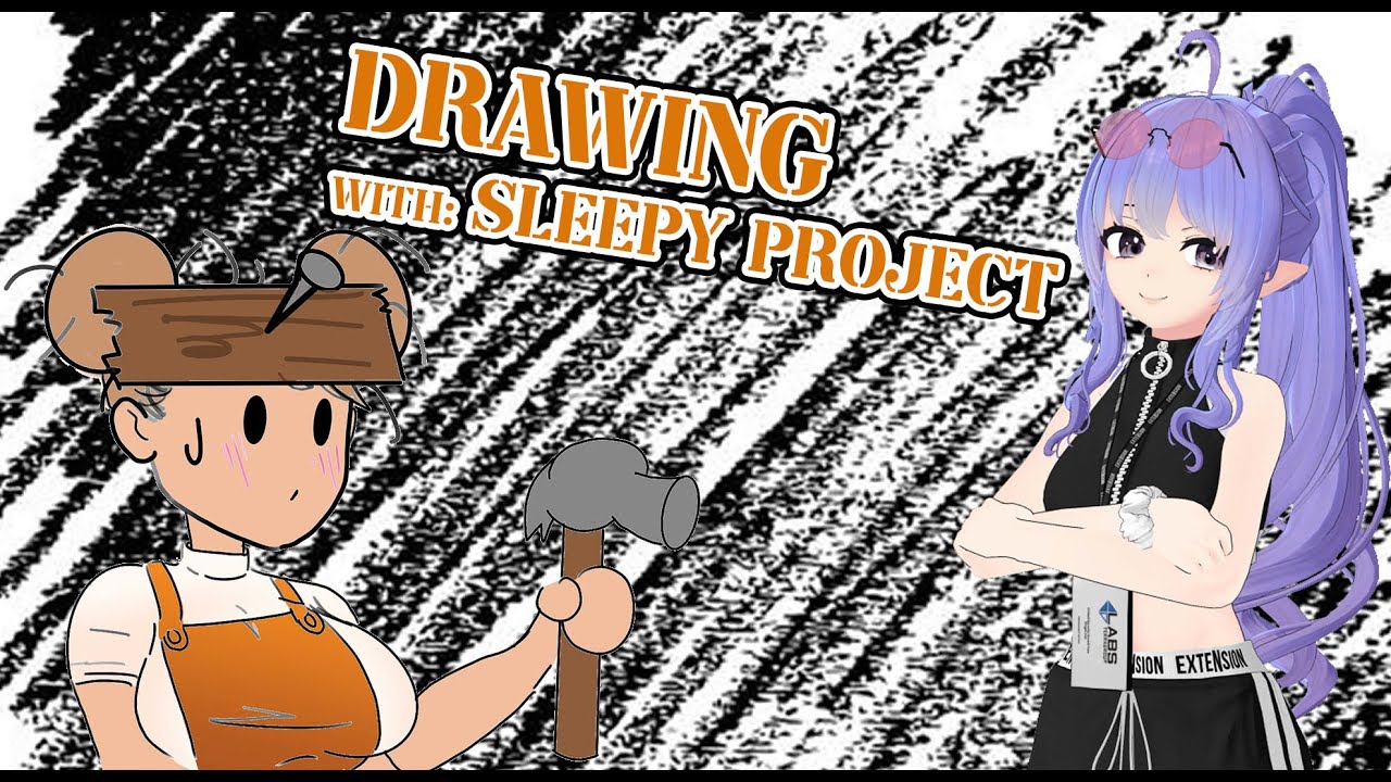 【DRAWING】w/ @SleepyProject who is now just a voice in my head - YouTube