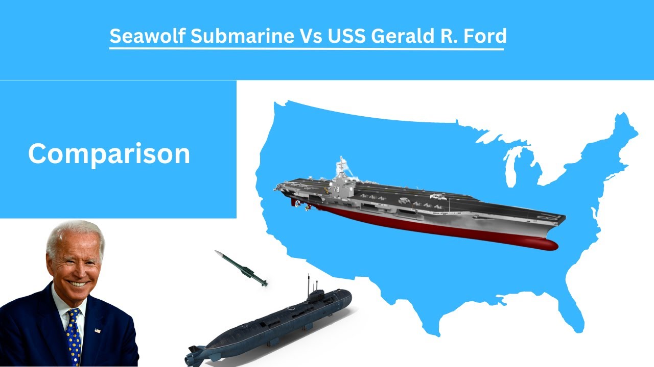 Seawolf Vs USS Gerald R Ford Comparison. #militaryequipment - YouTube