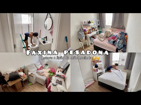 FAXINA COMPLETA PESADA NO APARTAMENTO! 😰