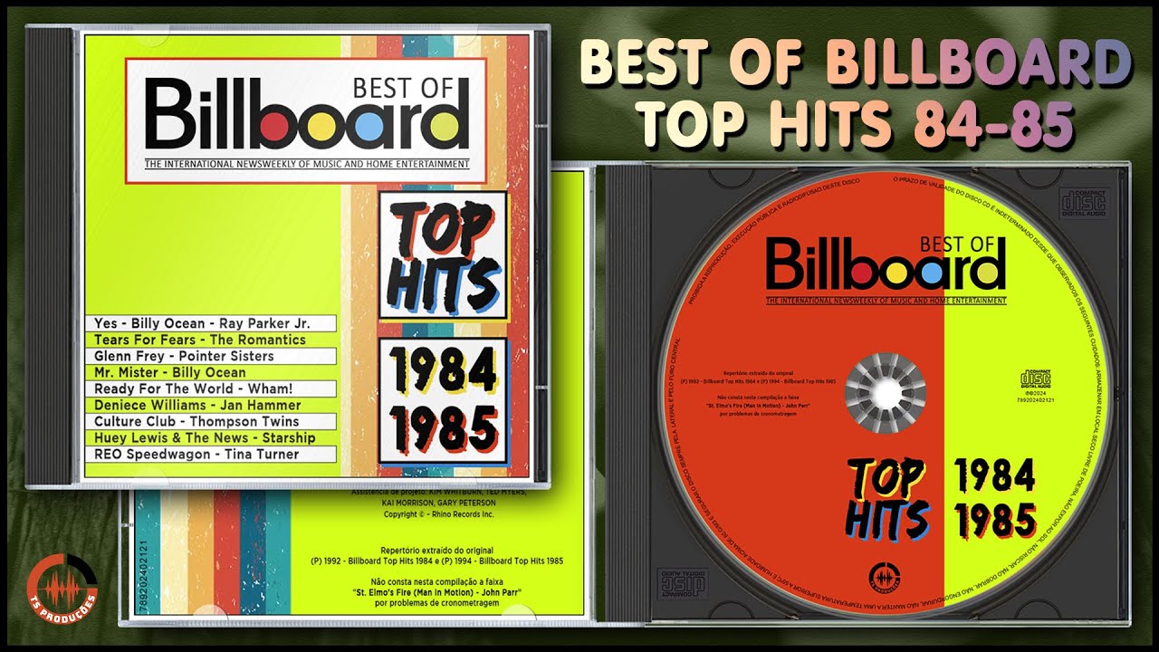 Best of Billboard Top Hits 1984/1985 (TS Produções, 2024) - CD ...