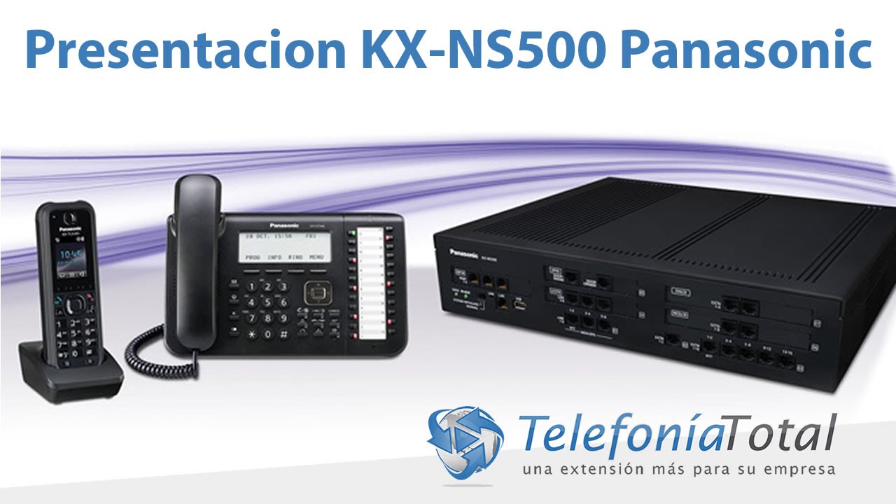Panasonic KX NS500 Introducción en Español - YouTube