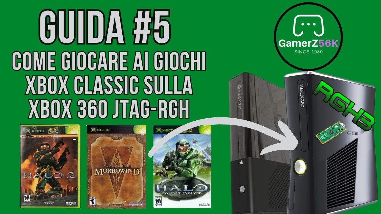 GUIDA #5 Come giocare ai giochi Xbox Classic sulla Xbox 360 JTAG-RGH ...