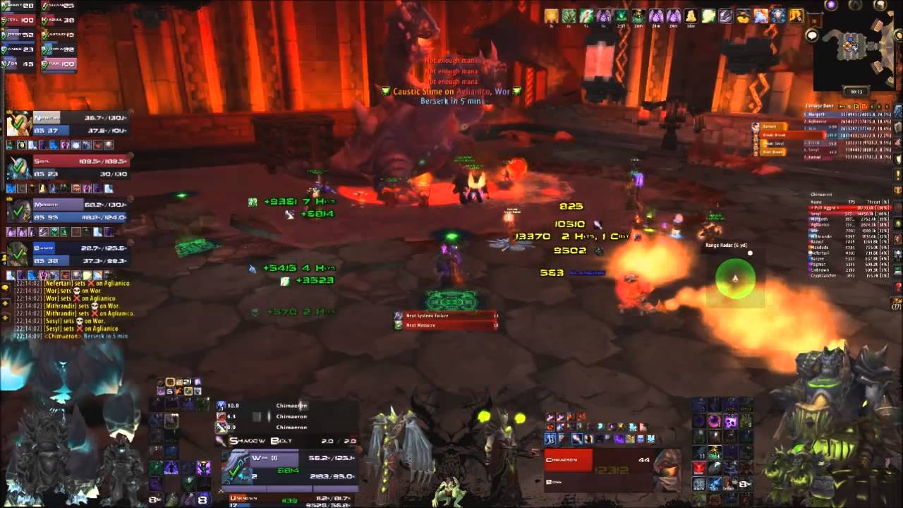 Vecchi Barbari vs Chimaeron WoW Trilogy - YouTube