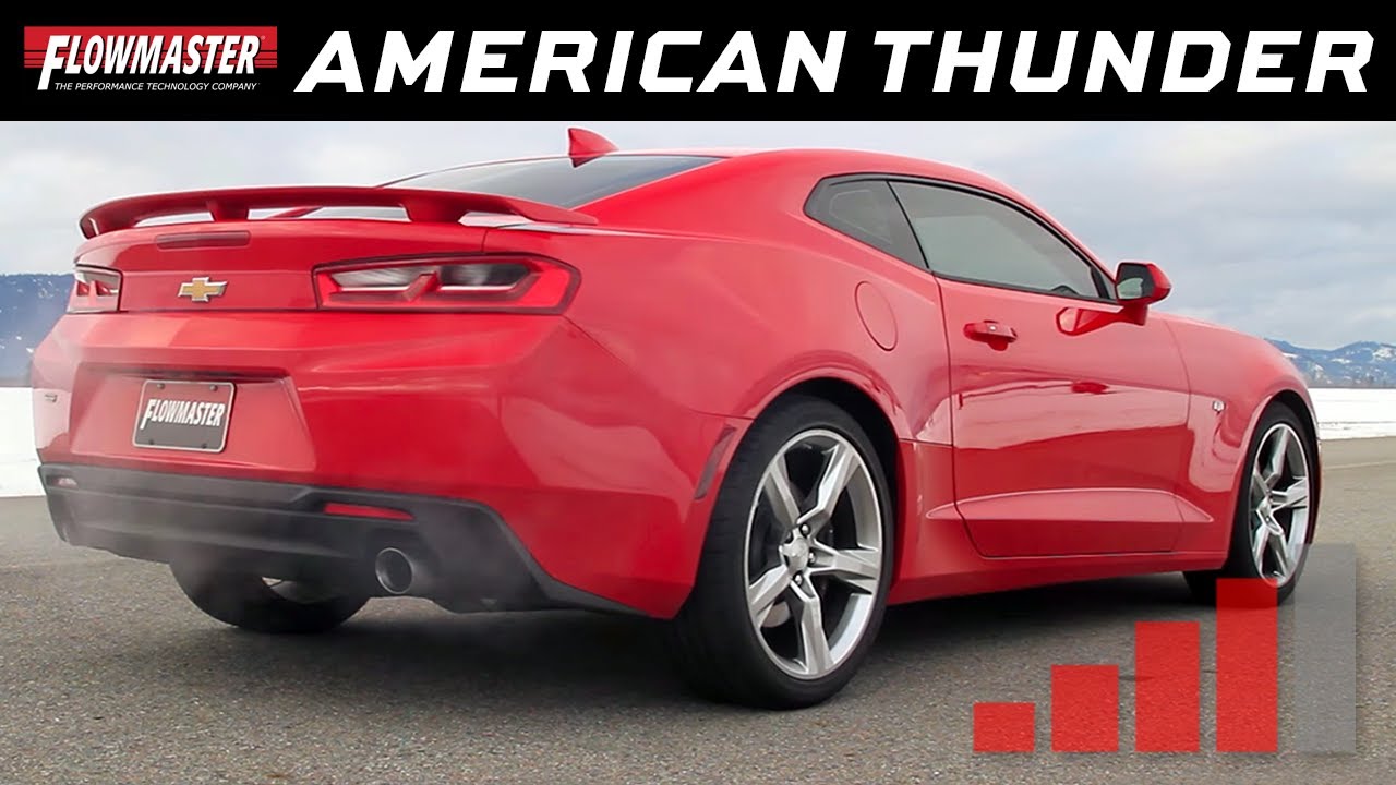 2016-19 Camaro SS 6.2L - American Thunder Axle-back Exhaust System ...