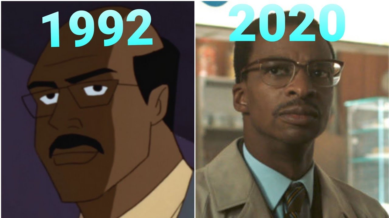Lucius Fox. Evolution in Movies, Cartoons, and shows. (1992-2020) (DC ...