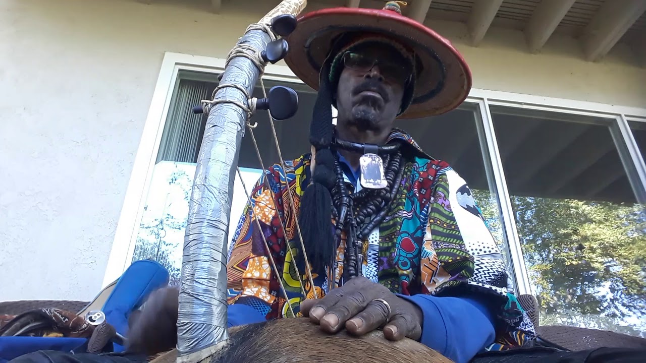 Faly-galass.on bolon bass western strings instrument African - YouTube