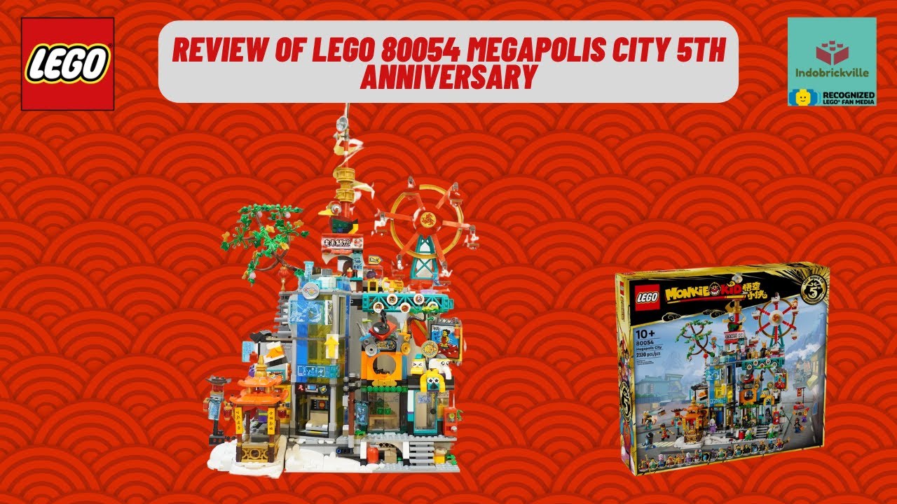 Review of LEGO 80054 Megapolis City 5th Anniversary from the Monkie Kid ...