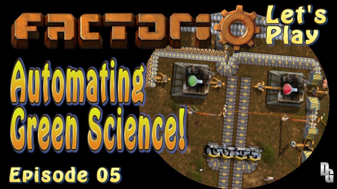 Factorio Let's Play Episode 5 Green Science Pack Automation! - YouTube
