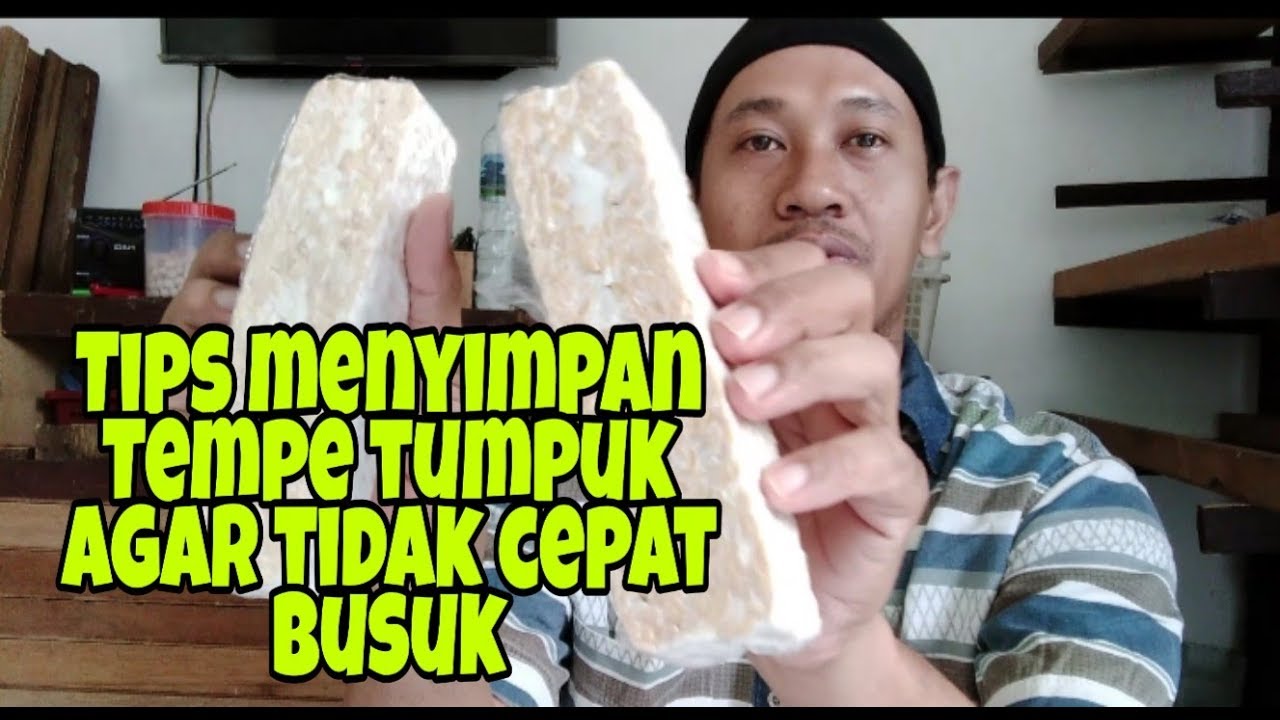 Tips menyimpan tempe tumpuk agar tidak cepat busuk - YouTube