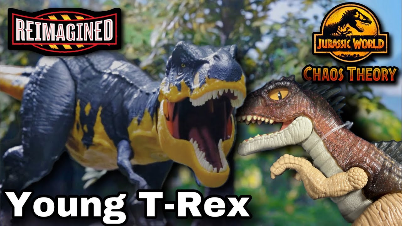 Young T-Rex Figure!! | Jurassic World Reimagined | Jurassic World Chaos ...