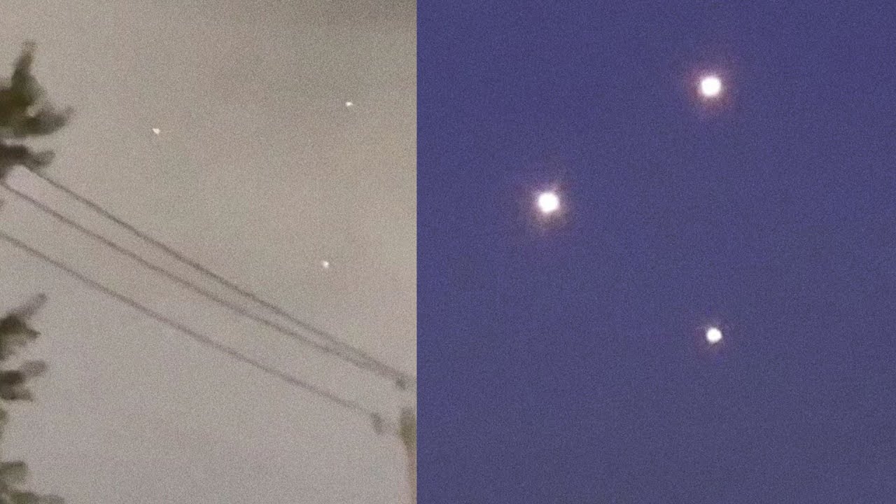 UFO / UAP Lights in Triangle formation spotted in New Jersey, USA, July ...