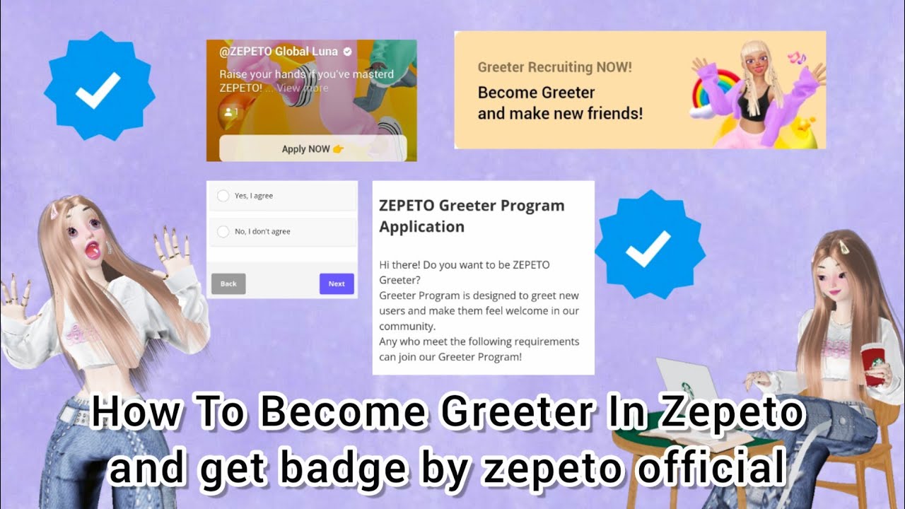 How to Become Greeter in Zepeto and get badge in you zepeto username #zepeto #event #fyp - YouTube