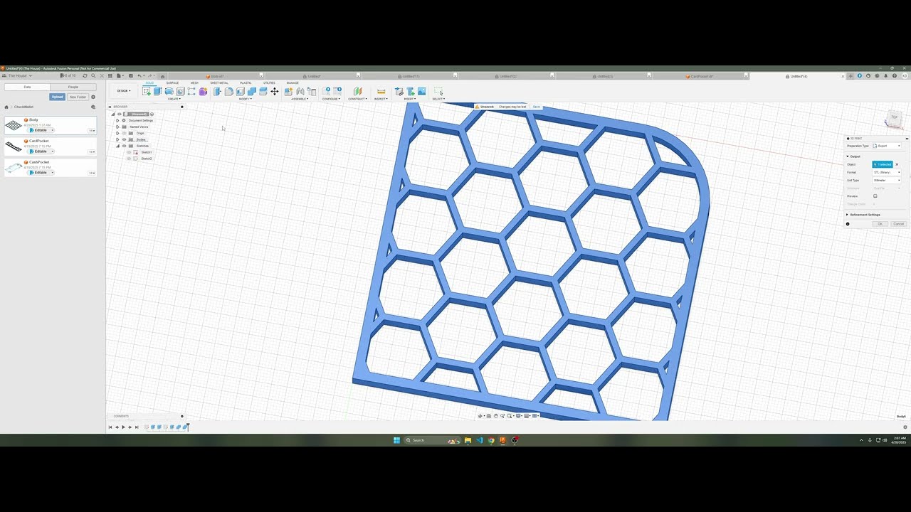 Autodesk Fusion Hex Pattern Tutorial! Quick. Dirty. Correct(?) - YouTube