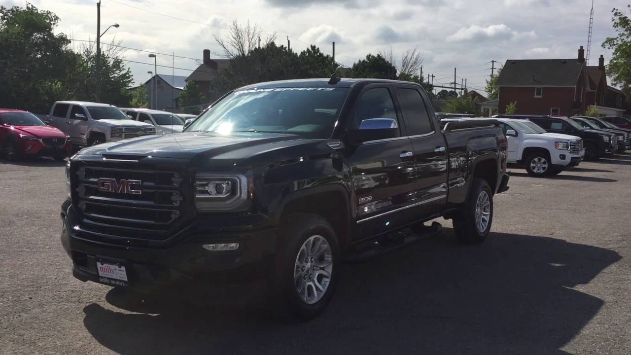 2016 GMC Sierra 1500 SLE GFX 4WD Double Cab Power Rear Window Black ...