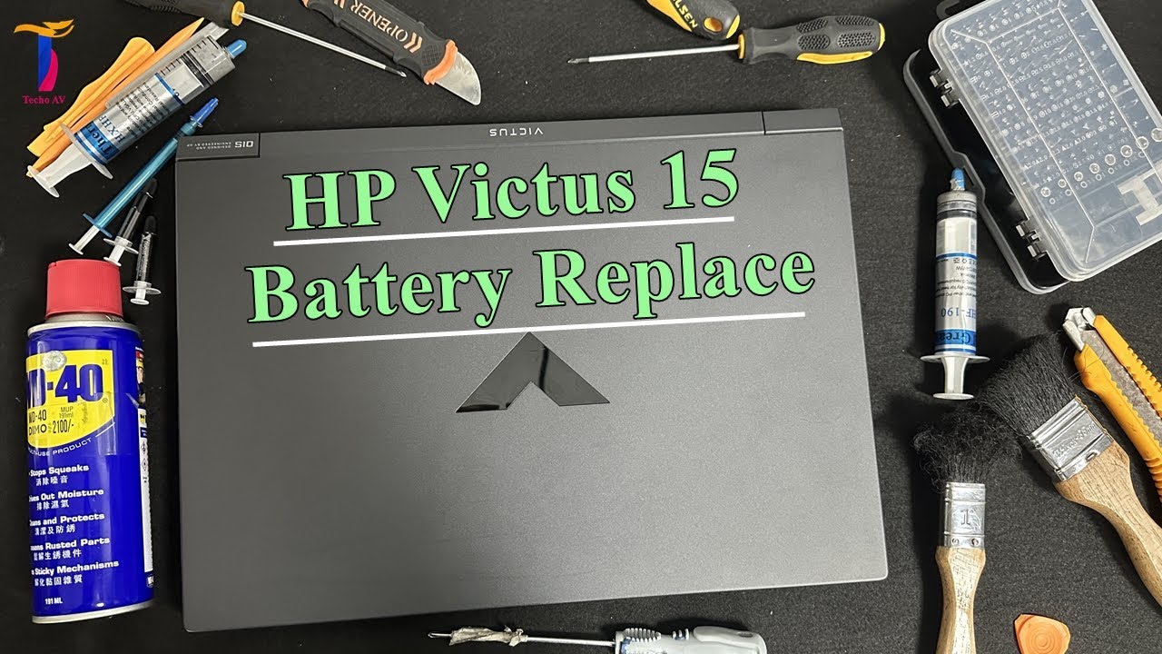 How to Replace Battery HP Victus 15 FA0031DX | Disassembly - YouTube