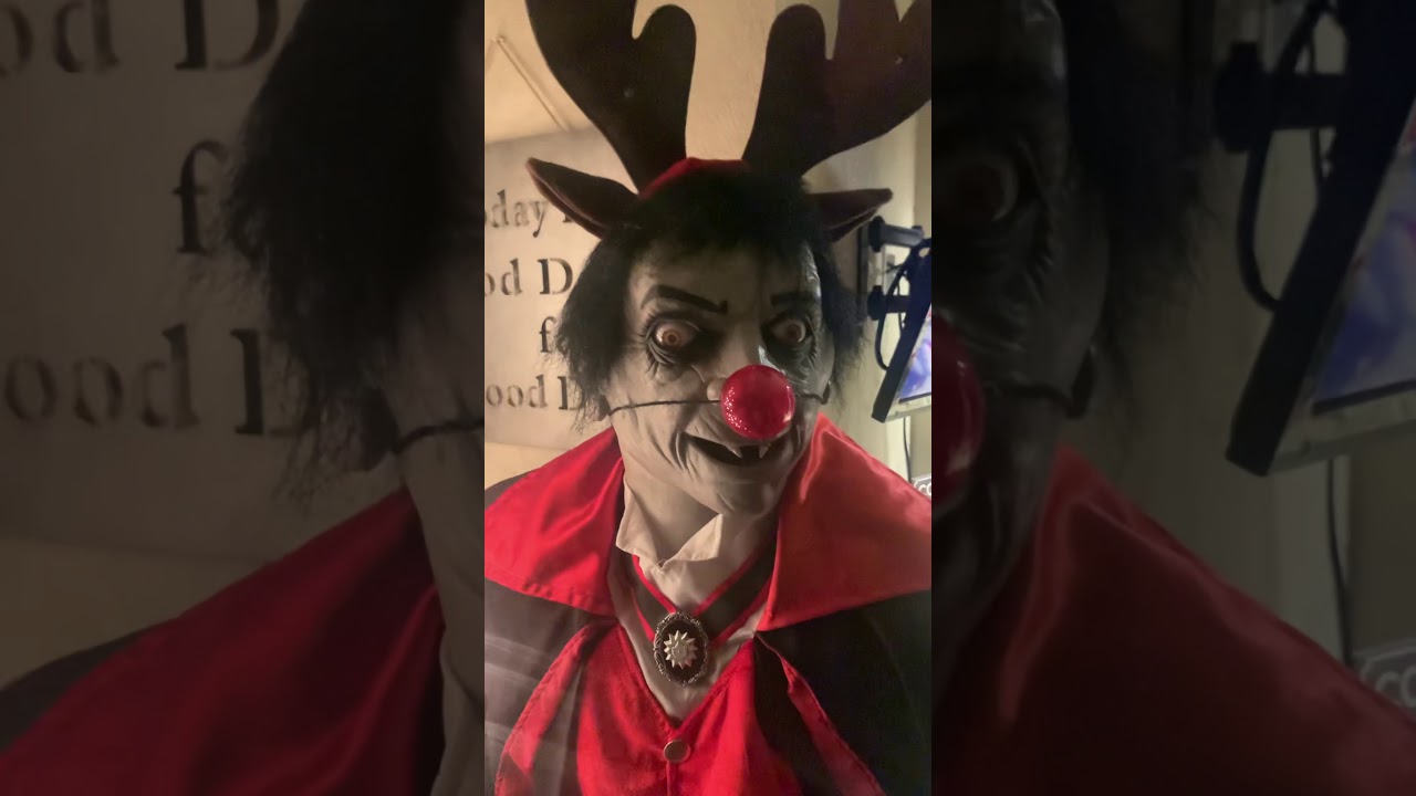 Count Vigor The Red Nose Vampire Reindeer - YouTube
