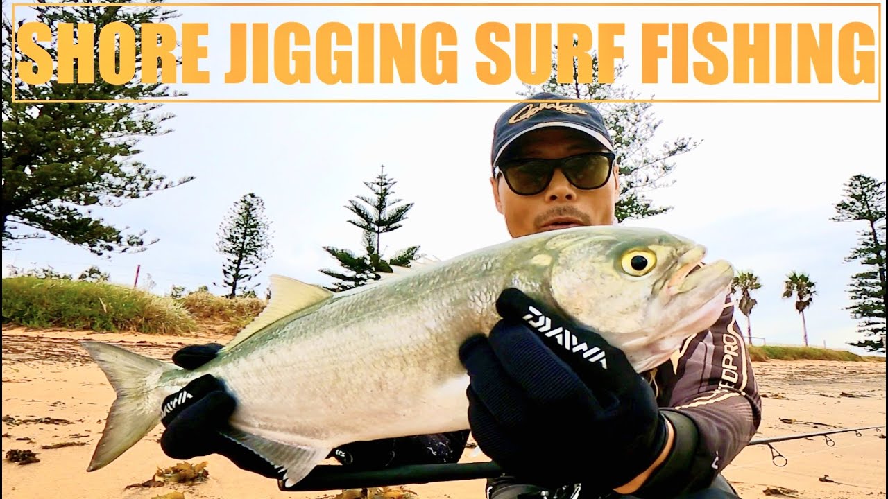 Shore Jigging | Surf Fishing - YouTube
