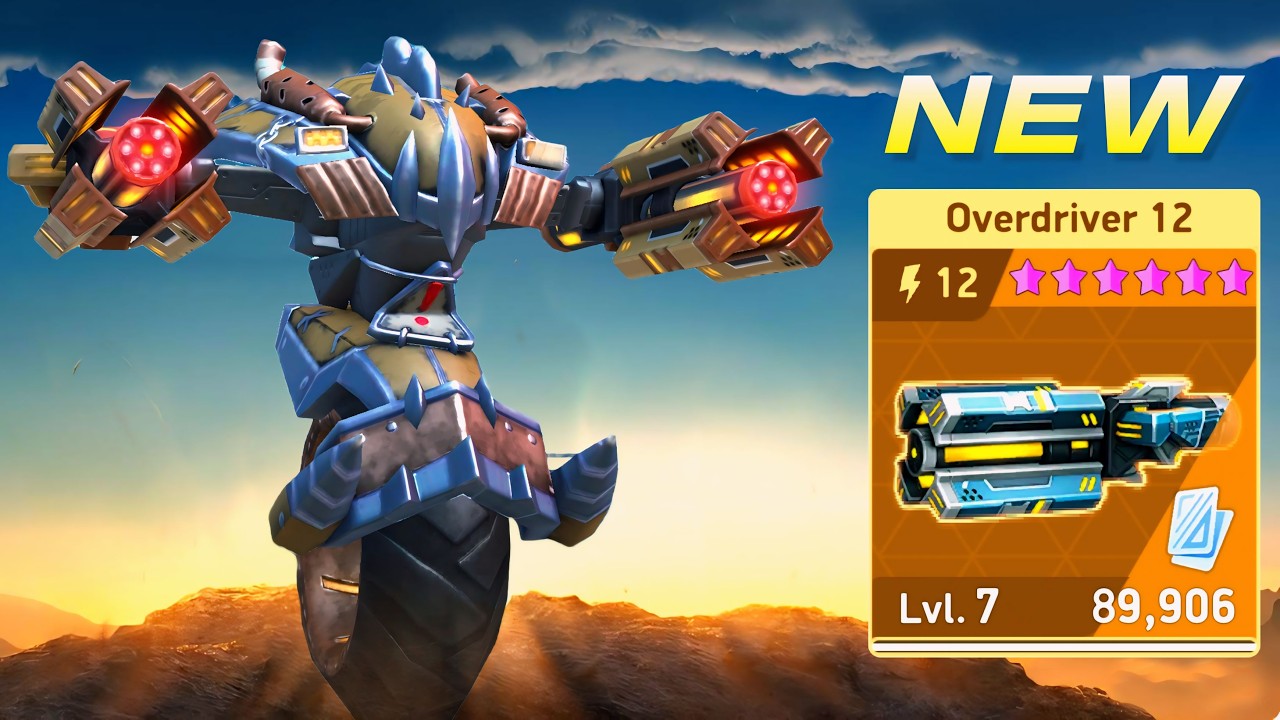 NEW WEAPON Overdriver 12 - Killshot & Surge - Mech Arena - YouTube
