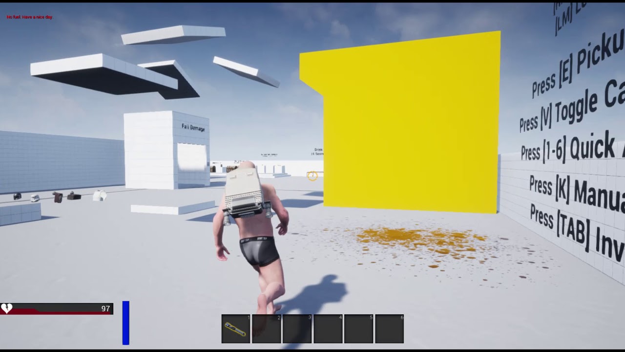 KODF Unreal Jetpack flame updates - YouTube