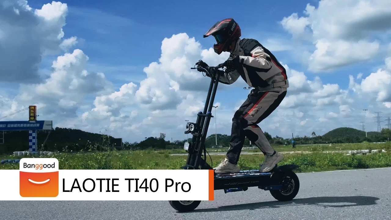 LAOTIE TITAN TI40 Pro 8000W Dual Motor Foldable Electric Scooter - YouTube