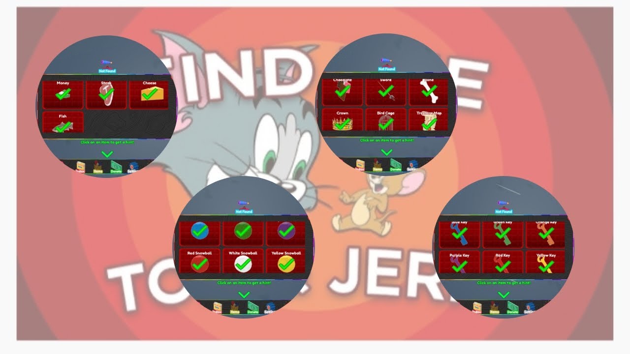 How to find all Items in Find the Tom and Jerry | Roblox - YouTube