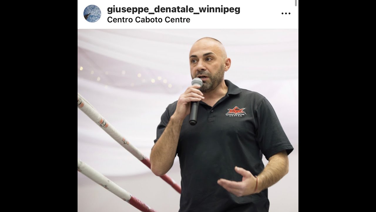 Giuseppe DeNatale Speech, October 28, 2022 at the Centro Caboto Centre ...