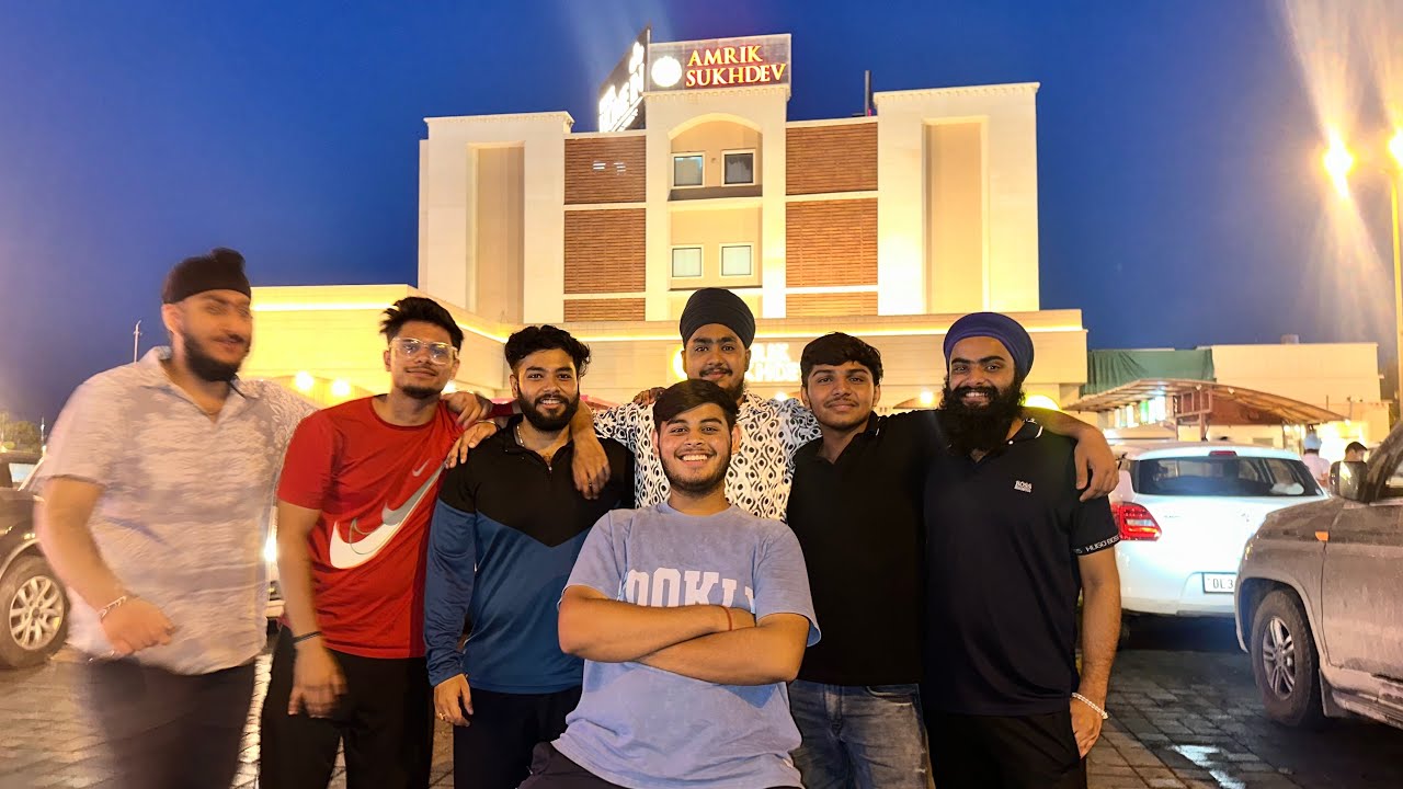 A random night out led to Amrik sukhdev | unlimited fun😂| lets go ...