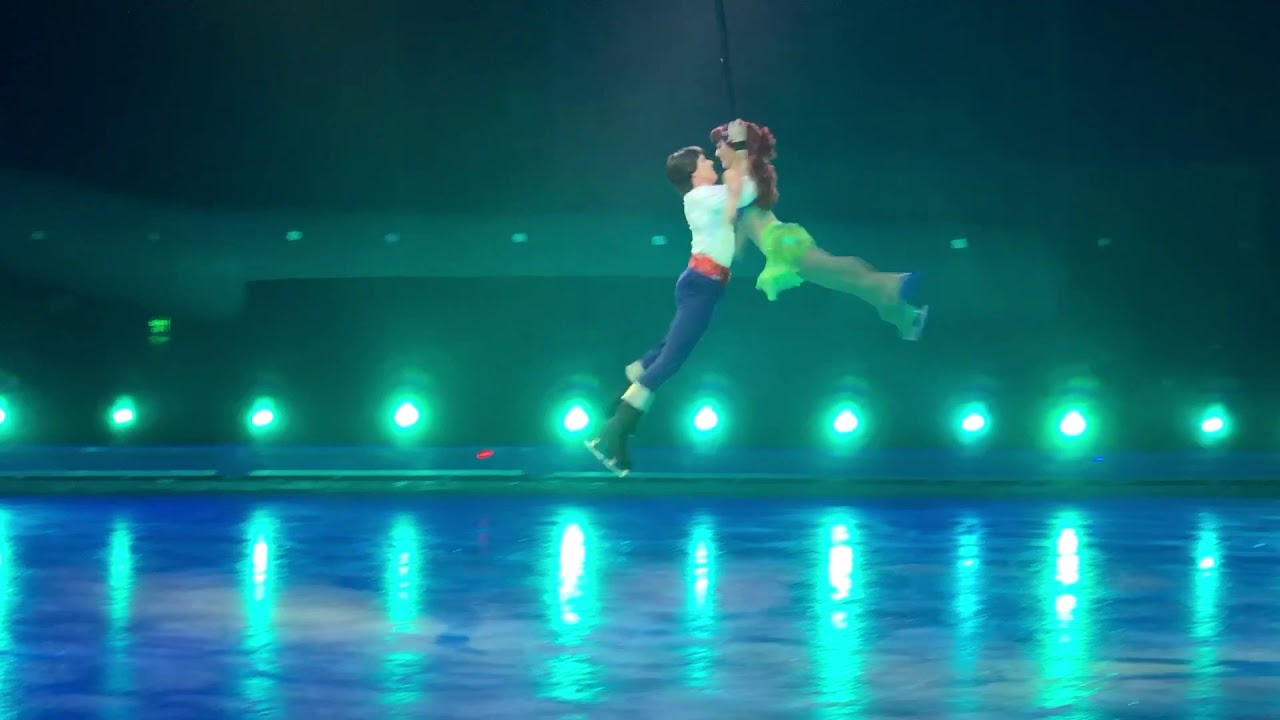 Jessica & Brendyn Hatfield: Disney On Ice Aerial Strap Duo - YouTube