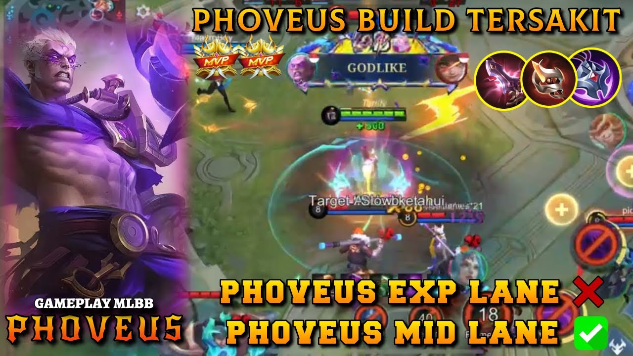 Phoveus Build Tersakit Phoveus Gameplay Mlbb Tutor Phoveus Mid Lane ~ # ...