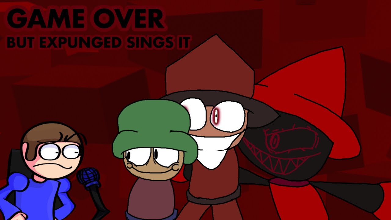 The Cheating Is Over | Game Over but Expunged and Dave sings it | FNF ...