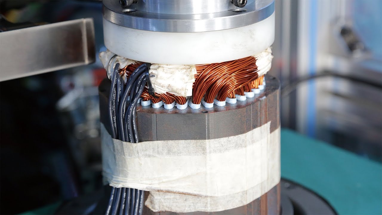 Automatic Double Ends Motor Stator Coil Lacing Machine - Motor ...