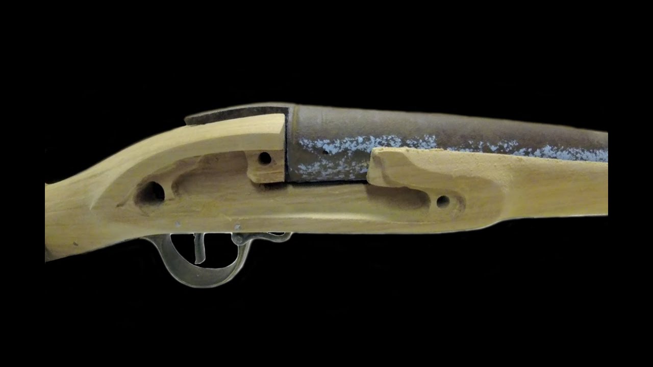 Brown Bess Musket Restoration Part 7: Inletting the Barrel - YouTube