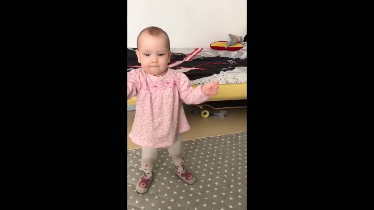 BABY'S FIRST STEPS | 12 months old BABY START WALKING FOR THE FIRST ...